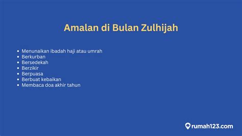 Amalan Di Bulan Dzulhijjah Yang Membawa Banyak Berkah