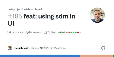 Feat Using Sdm In Ui By Deniskolodin · Pull Request 185 · Tari