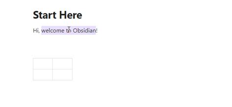 can t drag and drop text into table cells bug graveyard obsidian forum
