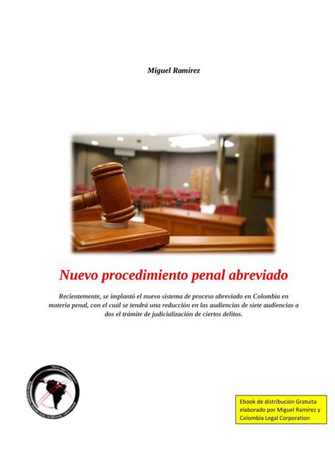 PDF Nuevo Procedimiento Penal Abreviado Colombialegalcorp Wp Content Uploads