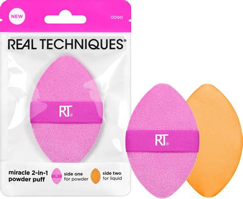 Real Techniques Miracle 2 In 1 Powder Puff Dual Sided