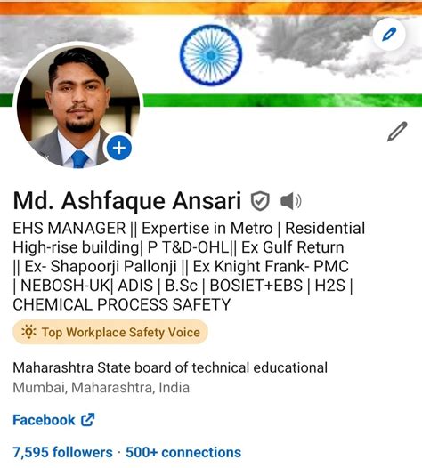 Md Ashfaque Ansari On Linkedin Workplacesafety Safetycommunity