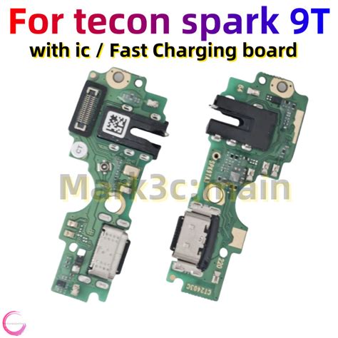 สาหรบ tecon spark T KH USB ชารจ Dock พอรตไมโครโฟนขวตอ Fast Flex Cable อะไหลซอม IC