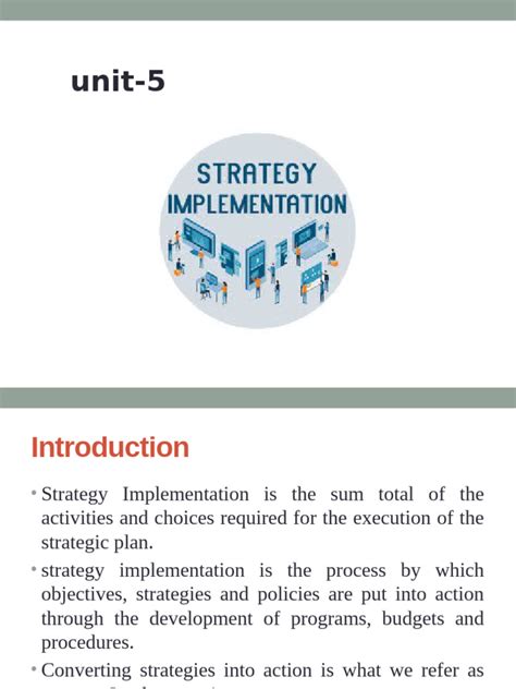 Unit 5 Strategy Implementation Pdf Strategic Management Leadership