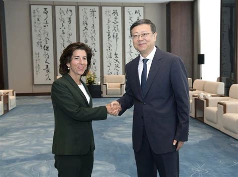 陈吉宁会见美国商务部长雷蒙多合作发展上海