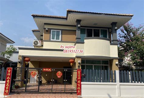 ให้เช่า บ้านเดี่ยว 2 ชั้น 65 ตรว อยู่ ถ สุขาภิบาล5 วัชรพล Ennxo
