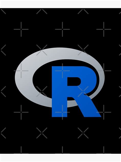R Programming Language R Logo Poster For Sale By Birdhead Redbubble