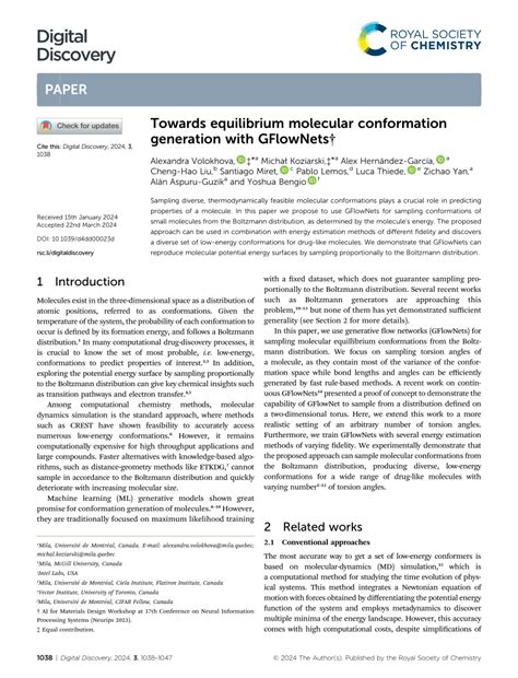 Pdf Towards Equilibrium Molecular Conformation Generation With Gflownets