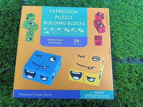 expression puzzle building block