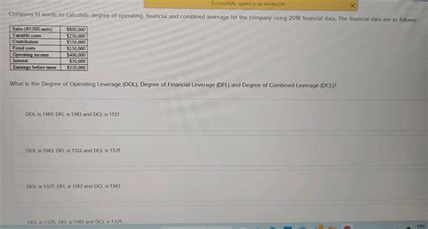 Successfully Signed In As Khk96234 Company H StudyX