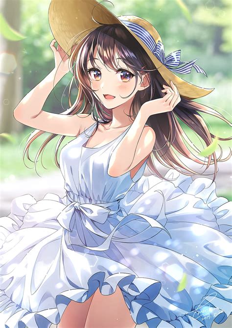 Anime Girl Wearing Hat