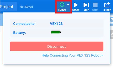 Connecting With App Based Vexcode On Android Vex Library