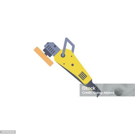 컬러 연마 기계 그림입니다 건설 도구 모바일 개념 및 웹 응용 프로그램에 대 한의 요소입니다 웹 및 모바일에 대 한 자세한 연마 기계 그림을 사용할 수 있습니다 닦기에 대한