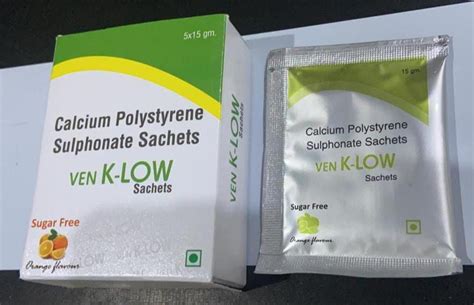 Calcium Polystyrene Sulphonate Sachets Biovenice Criticure At ₹ 165