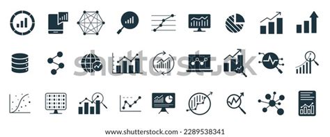 Analysis Statics Icon Set Graph Chart Stock Vector Royalty Free 2289538341 Shutterstock