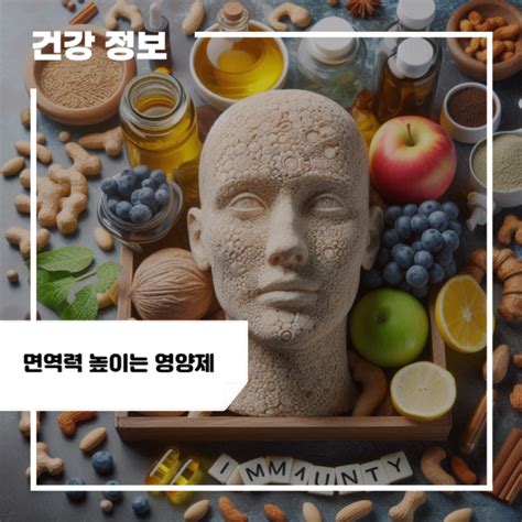 면역력 높이는 영양제 추천 5가지 딱 하나만 먹어야 한다면 네이버 블로그