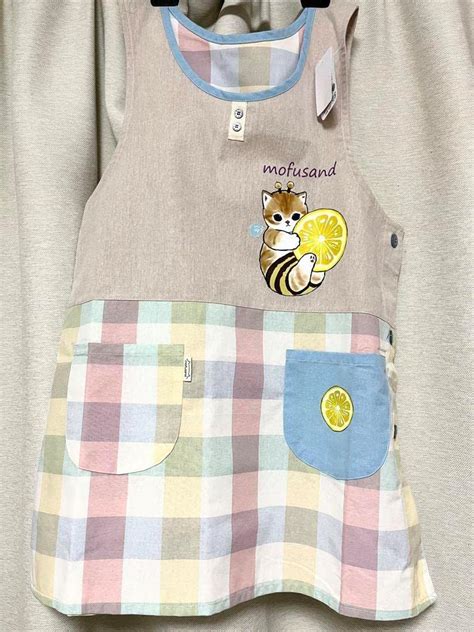 Jp 神秘モフサンド Mofusand しまむら エプロン Lサイズ モフサンド ホーム＆キッチン