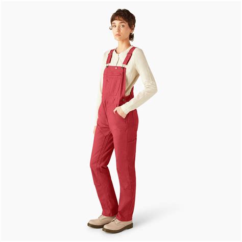 Womens Double Front Bib Overalls Dickies Us