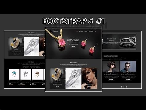 Free Video Responsive E Commerce Shopping Website Using Bootstrap 5