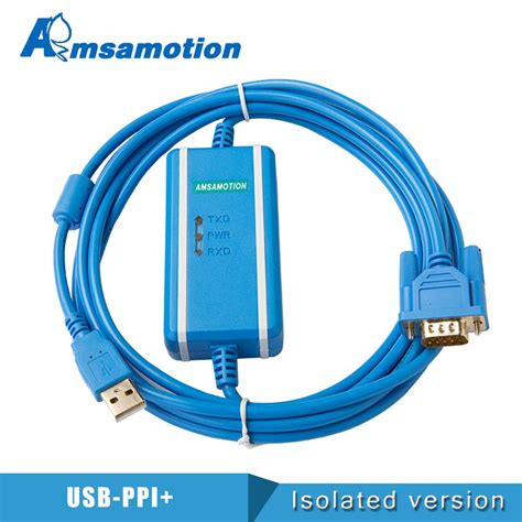 Yth USB PPI PLC สายการเขยนโปรแกรม USB ถง RS อะแดปเตอรสาหรบ Siemens S PLC USB PPI