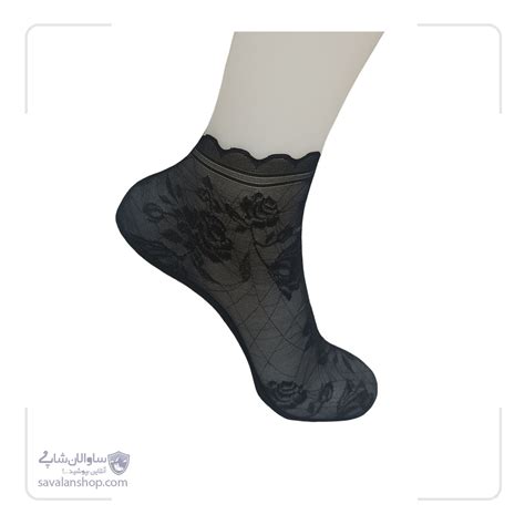 جوراب مچی شیشه ای زنانه طرح دار شاپینو