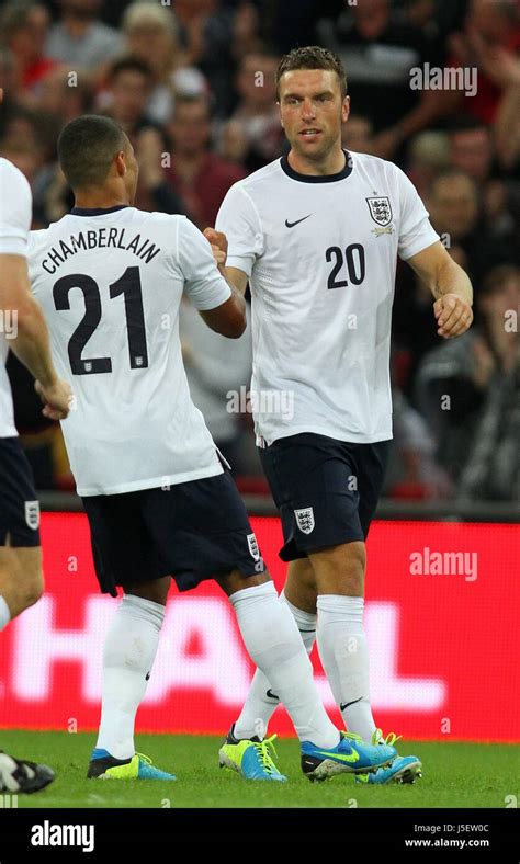 RICKIE LAMBERT CELEBRATES HIS ENGALND V SCOTLAND WEMBLEY LONDON 14