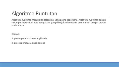 Membuat Flow Chart Struktur Runtunan Dengan Flowgorithm Pptx