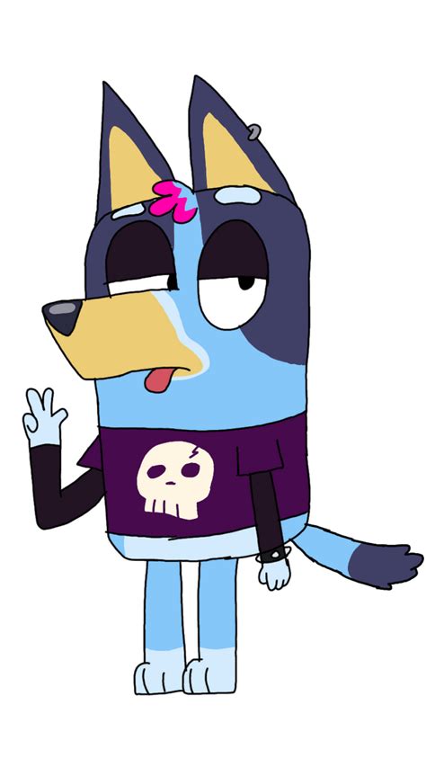 Teenage Goth Bluey By Rps Addicted On Deviantart