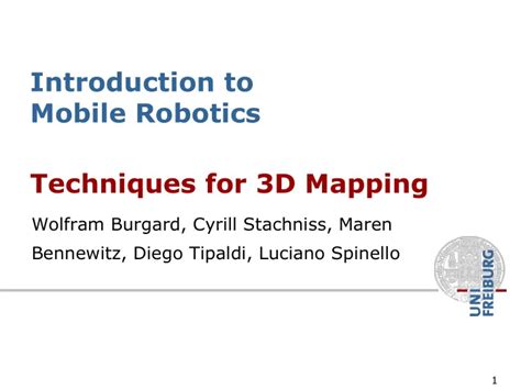 Ppt Introduction To Mobile Robotics Techniques For 3d Mapping Wolfram Powerpoint