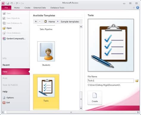 Create Databases And Simple Tables Microsoft Press Store