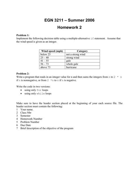 Summer 2006 Egn 3211 Homework 2