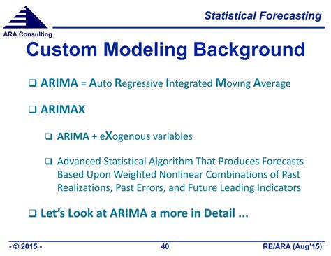 statistical forecasting for the semiconductor industry pdf