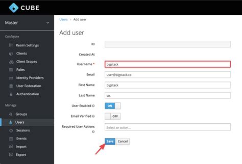 create a single sign on user welcome to the bigstack cube platform