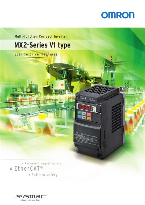 Omron Mx2 Series V1 Type Manualzz