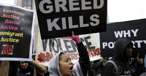 Minimum Wage Protests Take Place Across The Country Cbs News