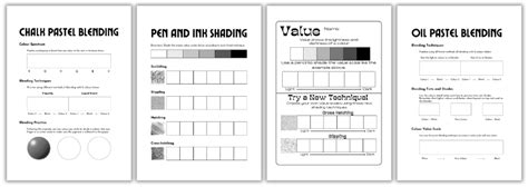 Shading Techniques Worksheet
