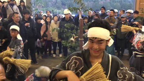 2018中設楽花祭り湯ばやし YouTube