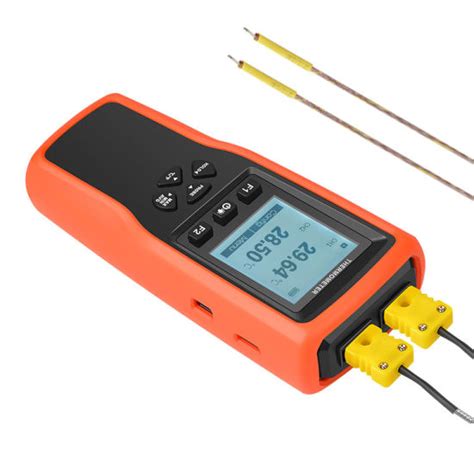 High Accuracy Channels Thermocouple Thermometer Data Logger Type K