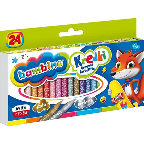 Kredki Bambino Kolory Extrabiuro Pl
