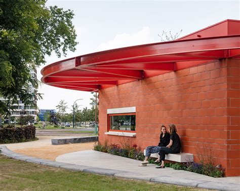 Restobar Mama Is A Brick Clad Restaurant With A Carousel Like Canopy