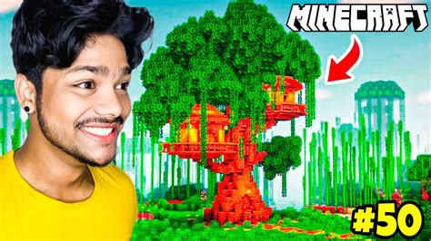 I BUILD A TREE HOUSE MINECRAFT SURVIVAL EPISODE YouTube