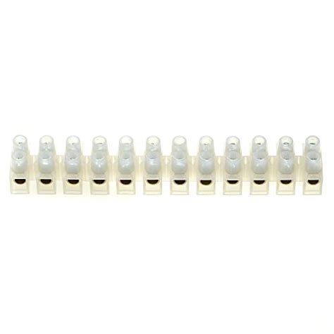 60a Amp Terminal Block 12 Way Electrical Terminals Clear Polyethylene