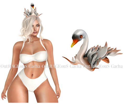 Second Life Marketplace Sorumin And Yokai Swan Princess Crown Peach