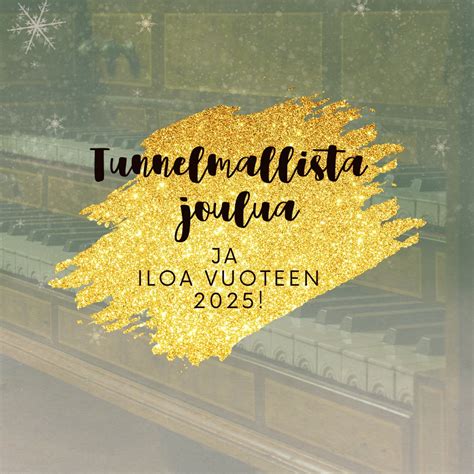 Oulun Toivotamme Kaikille Tunnelmallista Joulua Ja Iloista Uutta Vuotta 2025 🎶 Kiitos