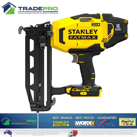 Stanley® Fatmax Nail Gun Sfmcn616b Cordless 18v 16ga Straight Finishin
