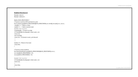 Deadlock In Operating System Powerpoint Presentation Pdf
