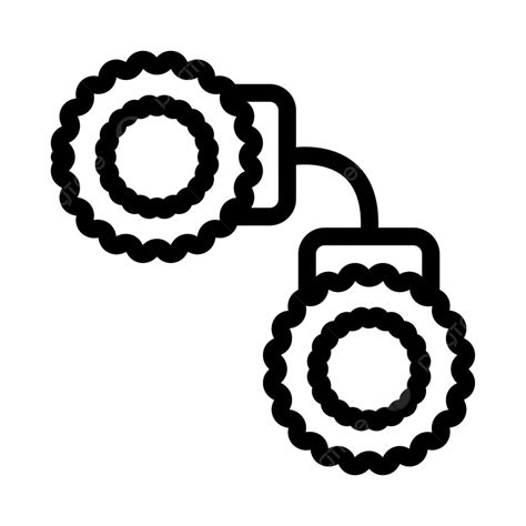 Handcuffs Sex Icon Vector Handcuffs Drawing Handcuffs Sketch Condom