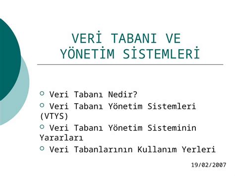 PPT Veri Tabanı Yönetim Sistemi DOKUMEN TIPS