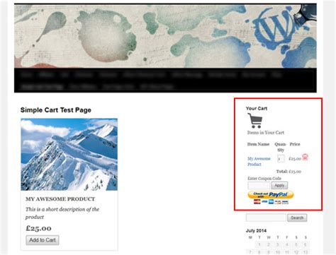 Adding A Shopping Cart On The Sidebar Of Your WordPress Site Tips And