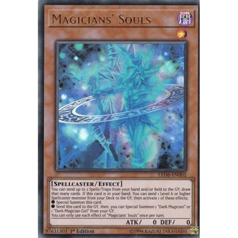Yu Gi Oh Single Card Led6 En002 Magicians Souls Ultra Rare Chaos